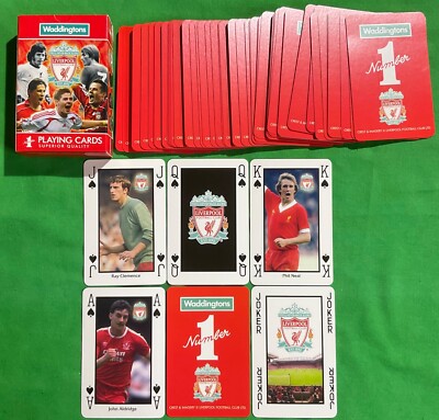 RARE Old Vintage Non Standard ** LIVERPOOL ** Playing Cards FOOTBALL ...