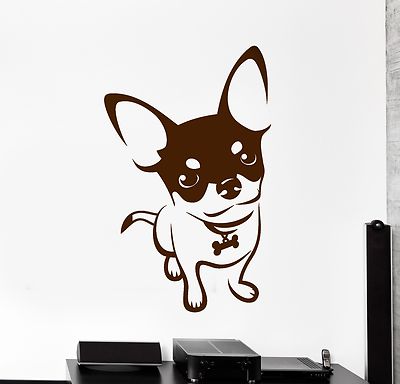 Wall Vinyl Decal Pets Dog Puppy Animal Amazing Cool Sticker Decor z3904 ...