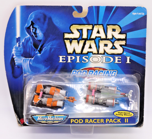 New STAR WARS EPISODE I POD RACER PACK Micro Machines | eBay
