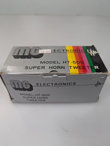 New Old stock Vintage MG Super Horn Tweeter HT-500 | eBay