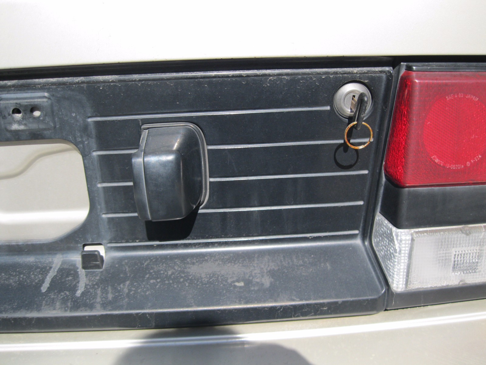 TAIL FINISH PANEL 85 86 Toyota MR2 Tail Panel/ Tag Holder | eBay