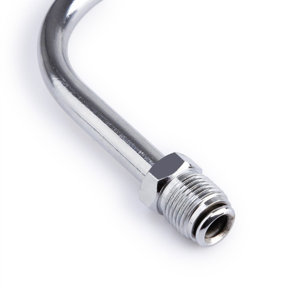 3/8" Hose Dual Inlet Tube Chrome 1552 Fuel line For 4150 Double Pumper ...