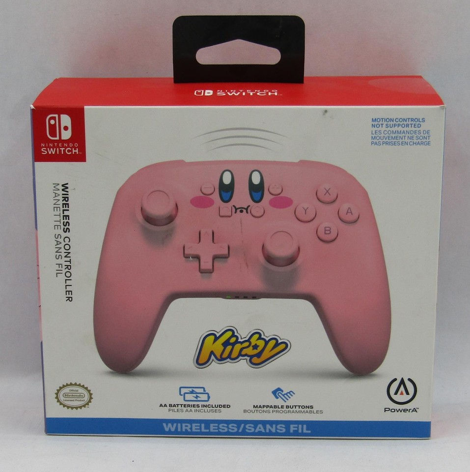 POWERA PINK NINTENDO SWITCH WIRELESS CONTROLLER - KIRBY #111007# | eBay