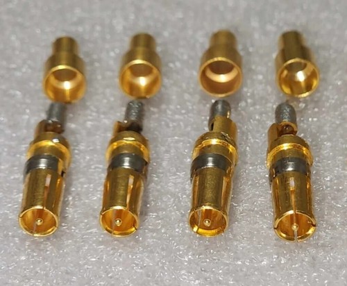 4 Pcs) L17-DM53742-1 Coax Socket Plug for Cable RG178B/U RG179B/U ...
