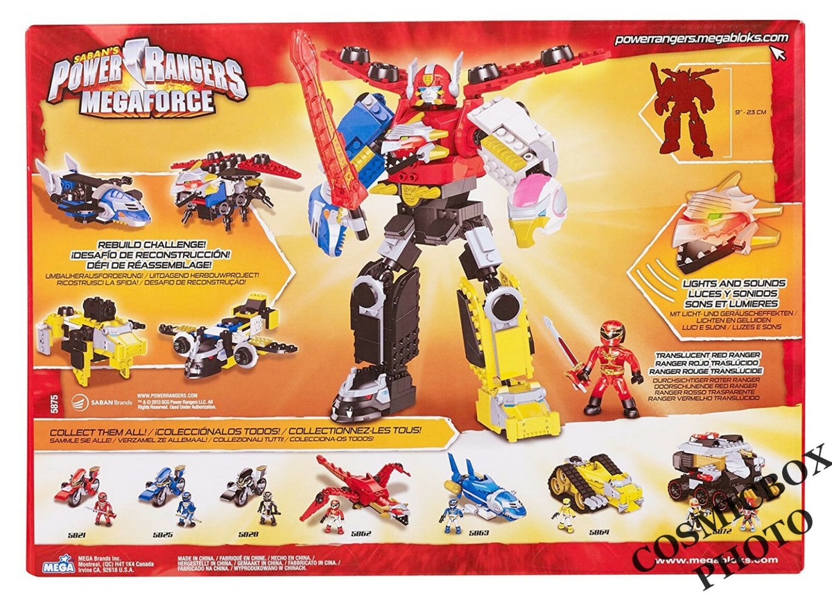 Cartas Power Rangers Megaforce Robo Cavaleiro Megazord