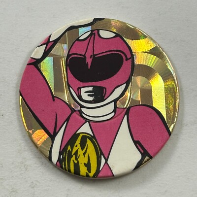 Pink Power Rangers POG Metallic Look Kimberly | eBay