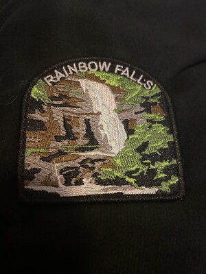 RAINBOW FALLS Waterfall Souvenir Iron On Patch | eBay