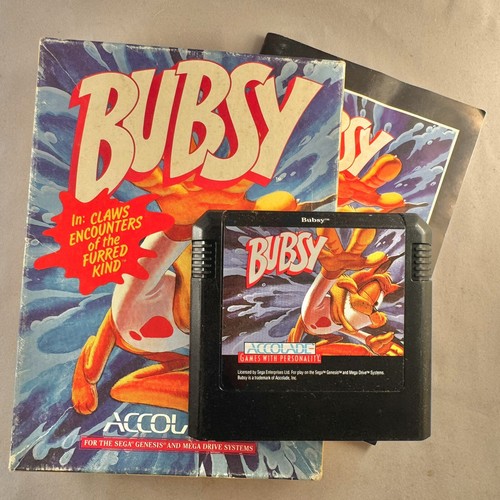 Bubsy in Claws Encounters of the Furred Kind (Sega Genesis, 1993 ...