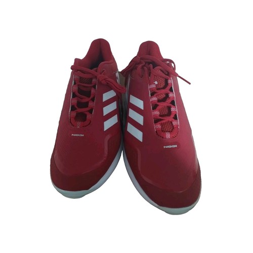 Mens Adidas Icon 7 Turf Baseball Shoes/Cleats Size 13 Red and White ...