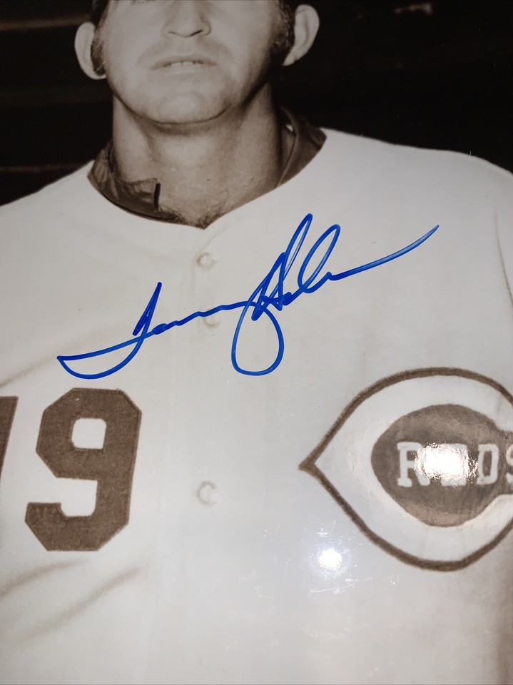 TOMMY HELMS AUTOGRAPHED Signed Cincinnati REDS Photofile 8X10 PHOTO ...