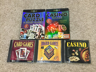 Hoyle PC Lot (5) Card & Puzzle Games Casino Games Board Games | eBay