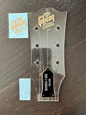 Sonex guitar restoration headstock logo UV DTF sticker Decal | eBay