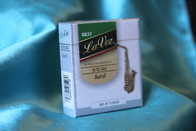 La Voz Alto Sax Hard Reeds Box of 10, RJC10HD | eBay