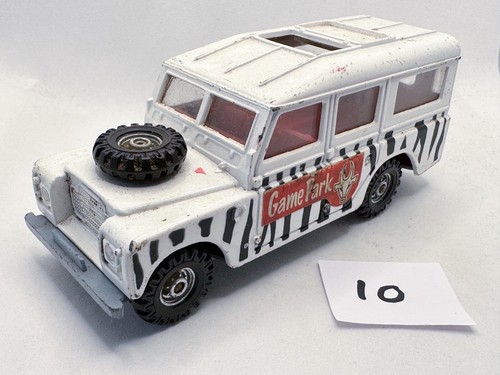 CORGI TOYS LAND ROVER 109WB STATION WAGON GAME PARK DIECAST CAR ZEBRA ...