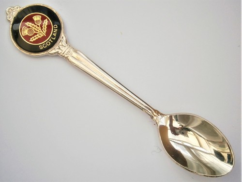 ST141) Vintage Scotland Thistle Scottish collectors souvenir spoon | eBay