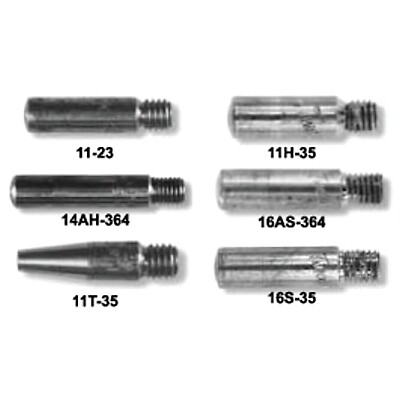 Heavy Duty Contact Tip, 0.045 in Wire, 0.054 in Tip, Optional Heavy ...