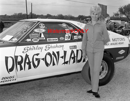 "Shirley Shahan" and Her "Drag-On-Lady" 1969 AMC AMX Pro Stocker PHOTO ...