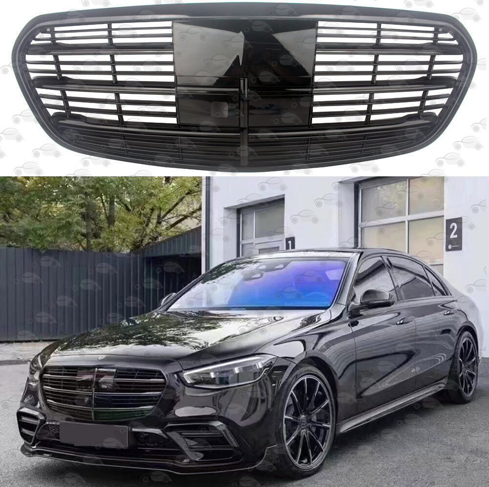 Front Racing Facelift Grill For Mercedes-Benz W223 S450 S500 S560 S580 ...