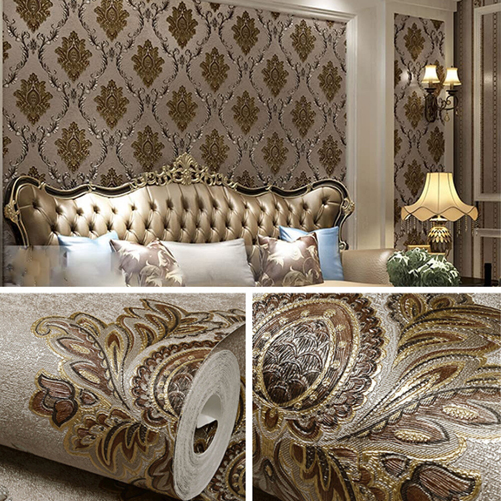 Embossed Damask Wallpaper Galerie Simply Silks 4 Classic Damask