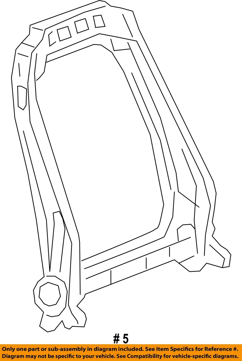 GM OEM 16-24 Acadia Passenger Seat Components-Seat Back Frame 13511854 ...