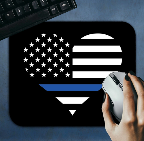 Police Officer Mouse Pad #20, Thin Blue Line Law Enforcement Gift Cop ...