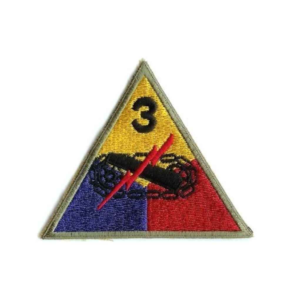 3rd Armored Division Spearhead Division - WW2 Repro Patch Badge Uniform ...