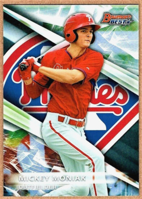 Mickey Moniak - 2016 BOWMAN'S Best Haut Prospects Réfracteur RC | eBay
