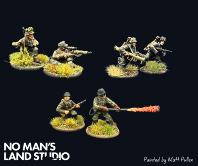 Bolt Action German Weapons Support Pack 6 Miniatures WW2 Pro Painted ...