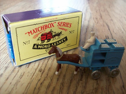 MATCHBOX NO.7 PASTEURISED MILK HORSE AND CART 1988 BOXED | eBay