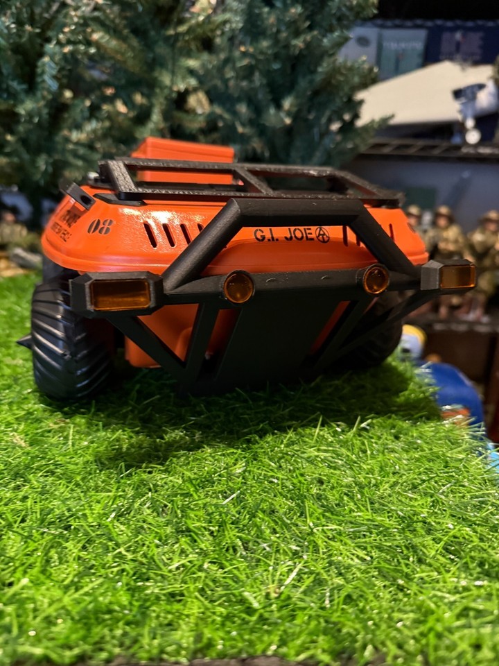 Custom Gi Joe Adventure Team ATV Front Bumper Bar w/Headlights - 3D ...