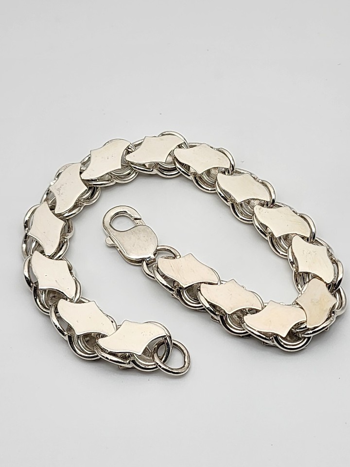 925 Sterling Silver Men's Women's Bracelet /Unisex Solid Silver Jewelry ...