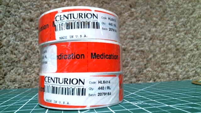 NEW CENTURION Label Systems HL6414 3 ROLLS 1320 LABELS | eBay