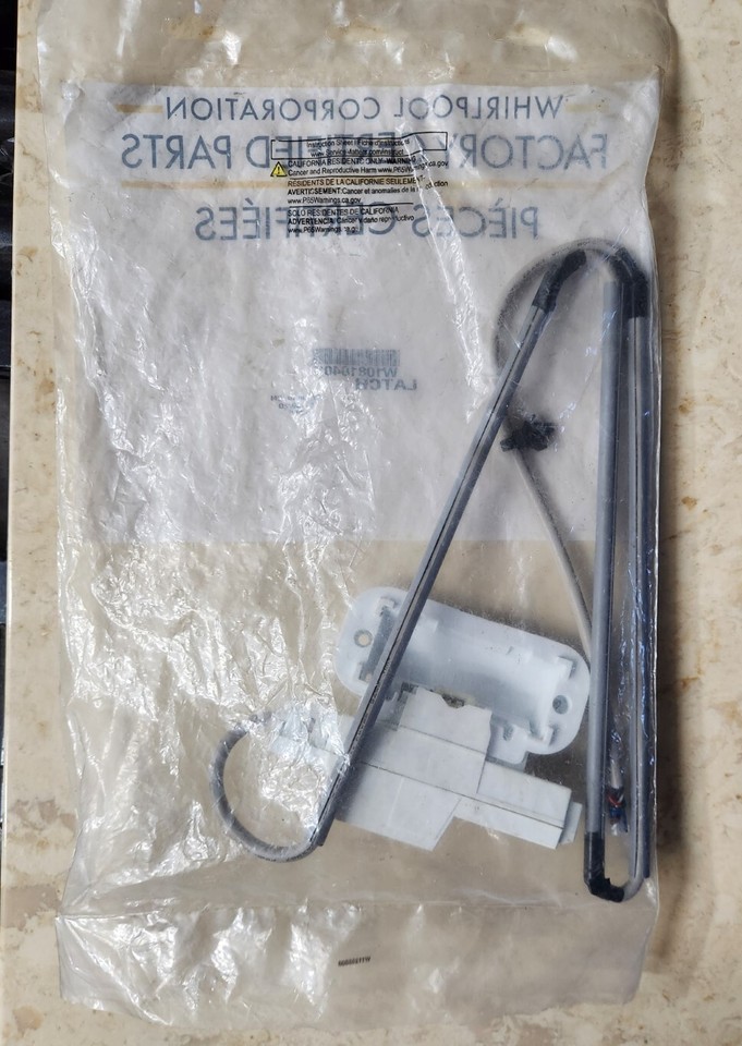 NEW Sealed Genuine OEM Washer Lid Lock Assembly Latch Whirlpool Cabrio ...