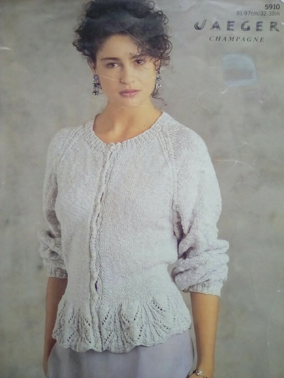 Bundle of 2 Jaeger Ladies Sweater & Cardigan - Original Knitting ...