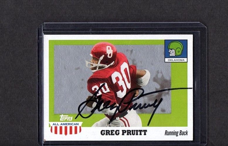 2005 Topps All American Retired Edition - Autographs #A-GP Greg Pruitt ...