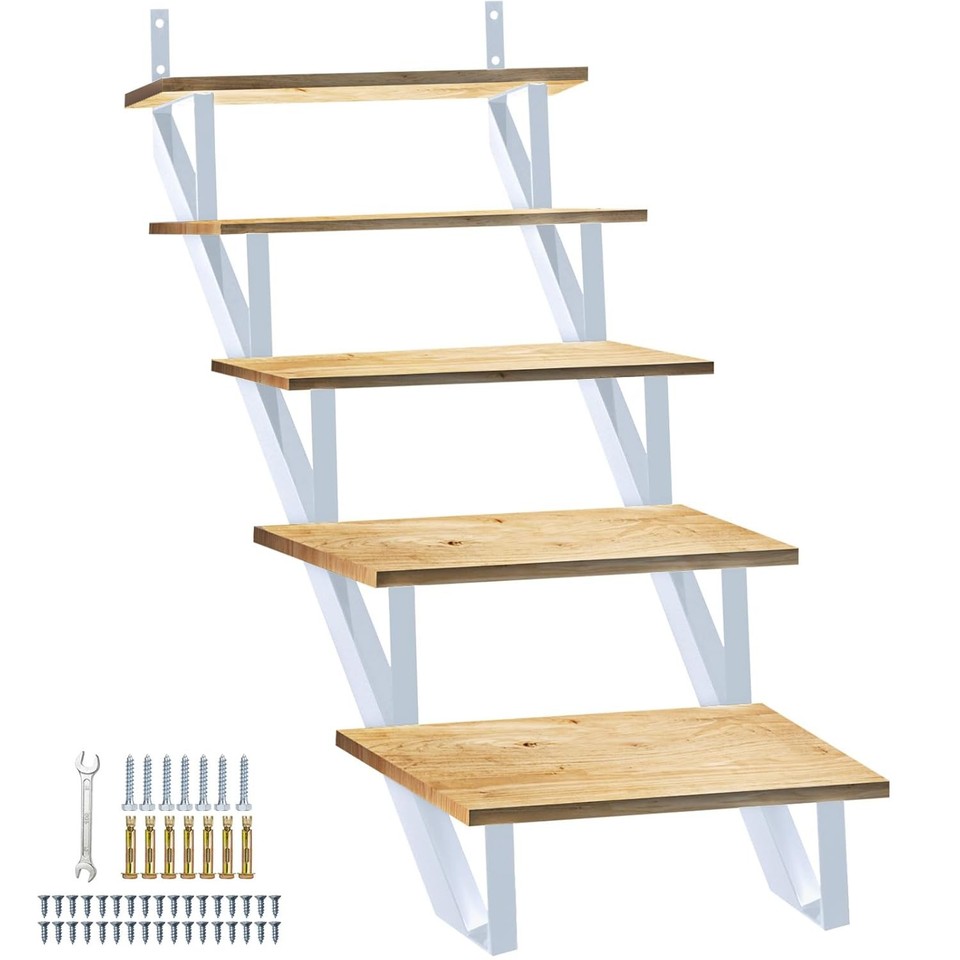 Steel Stair Stringer 5 Step, Metal Stringers for Deck 5 White | eBay