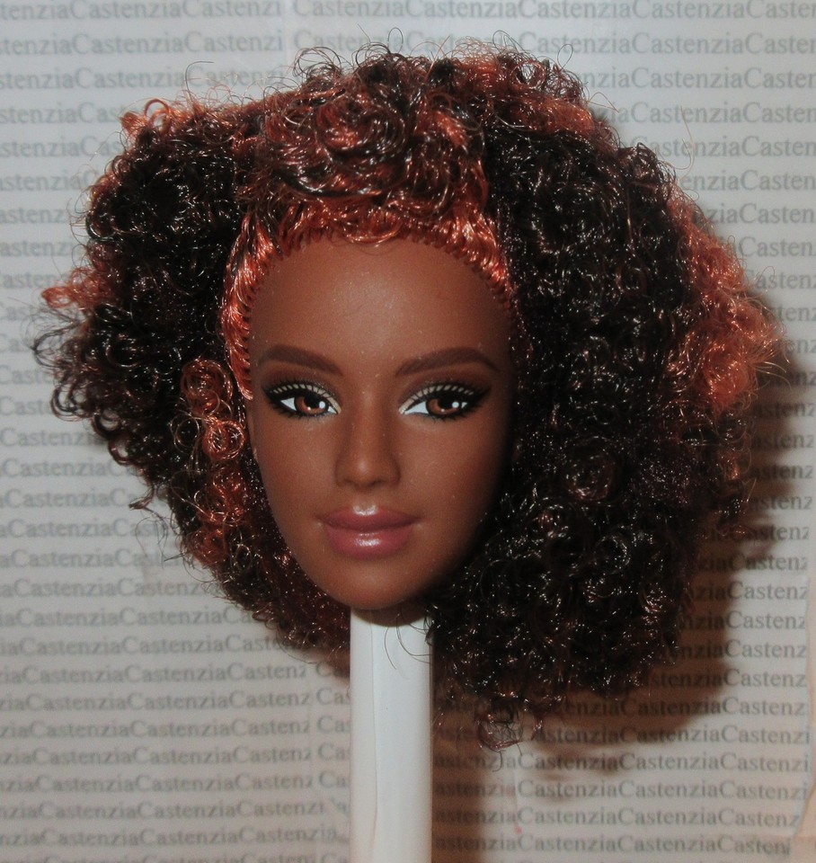 (188) HEAD ONLY AA YOU CREATE BARBIE BASICS EASY SWAP 002 AA FASHION ...