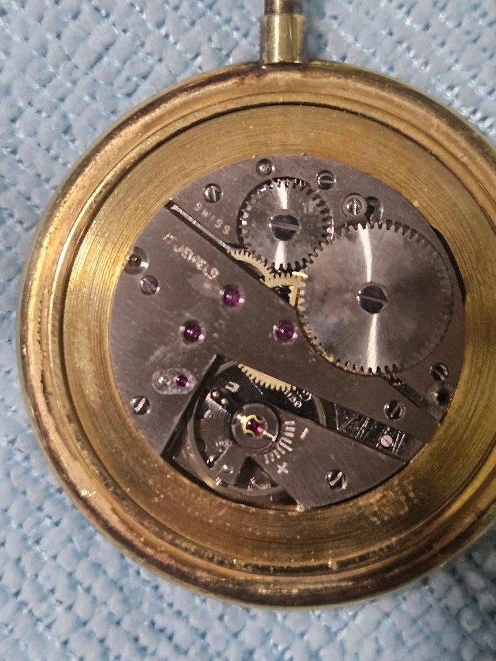 Vintage Sarcar, Geneve wind up pocket watch porcelein Back | eBay