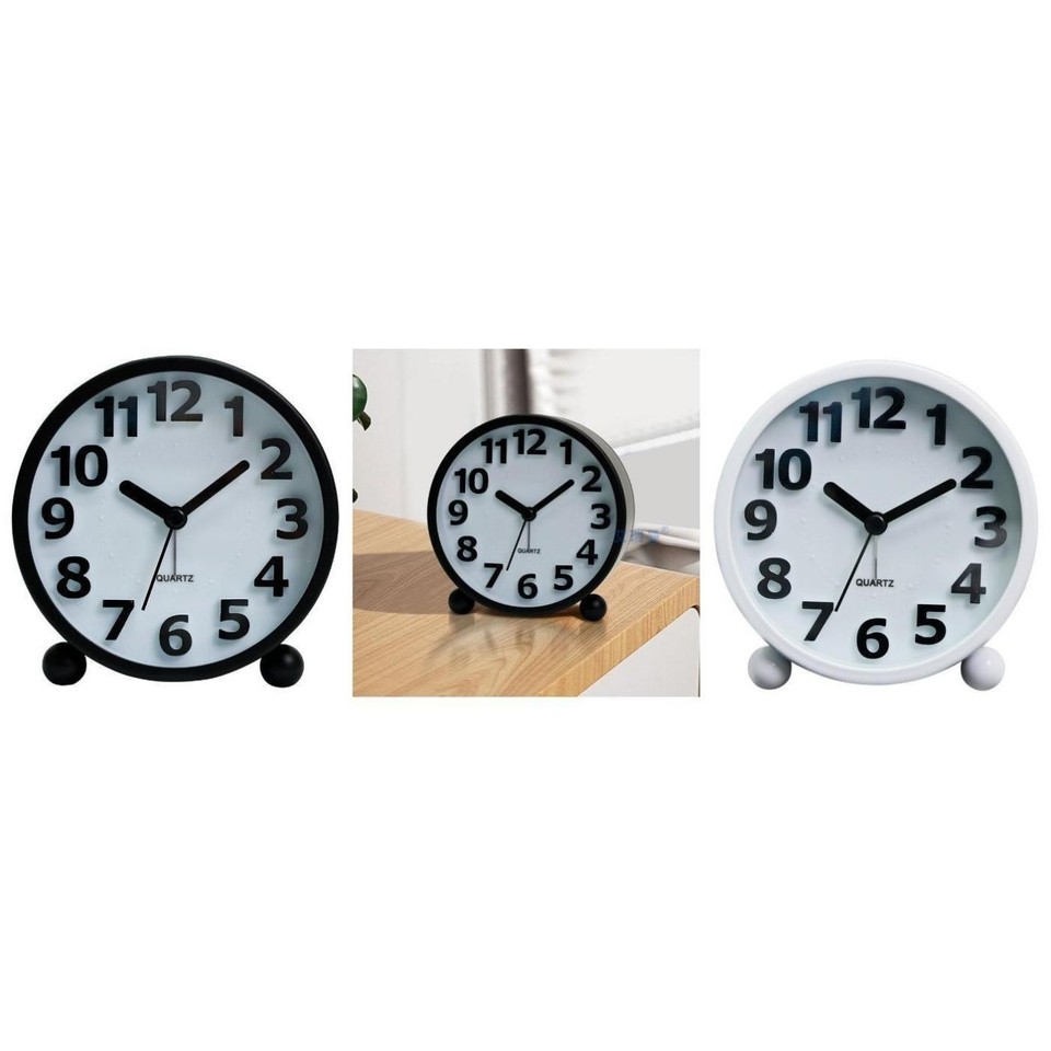 Raised Number Alarm Clock for Children with Metal Casing and Push Light ...