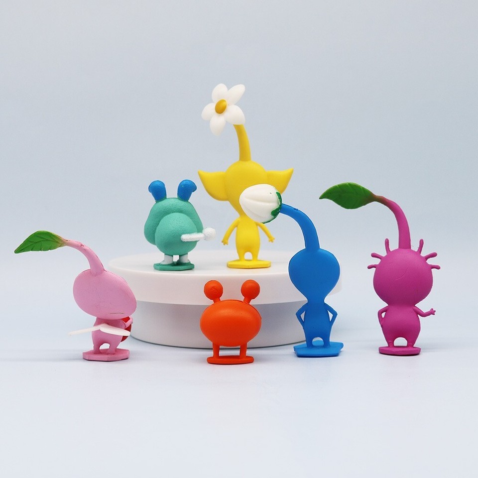 Hot sales 12Pcs/Set PIKMIN Figure Captain Olimar PIKMIN PVC Action ...