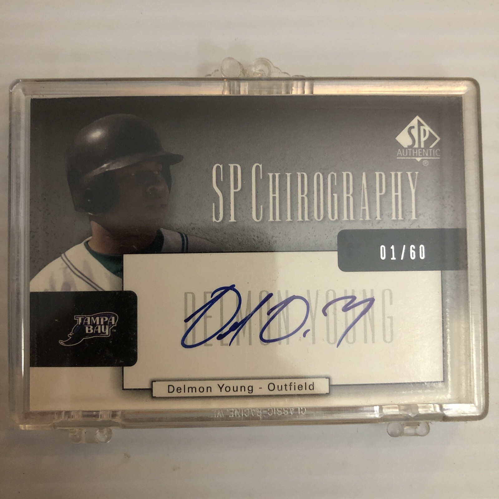 2004 SP Authentic - SP Chirography Silver #CA-DY Delmon Young /60 (AU ...