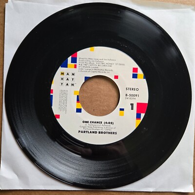 PARTLAND BROTHERS One Chance/Heat Up The Feel 45 7" Record Vinyl ...
