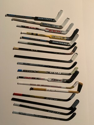 NHL Mcdonalds & Tim Hortons Mini Sticks Hockey Goalie Players - Connor ...