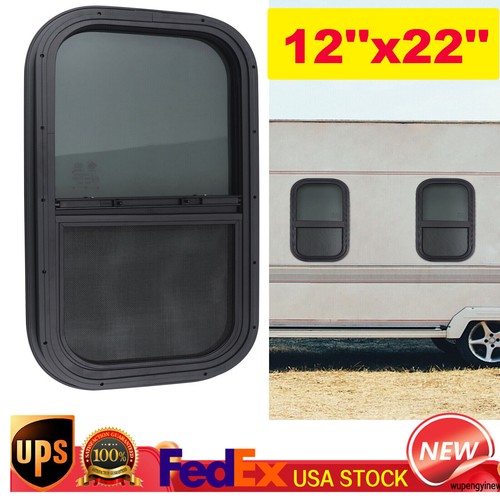 12''x22'' Vertical Slider RV Window Cargo Trailer Window Van Trailer ...