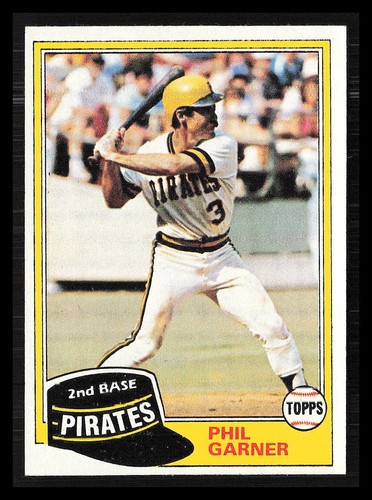 Phil Garner 1981 Topps #5 Pittsburgh Pirates | eBay
