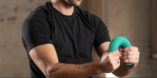 sh6 Theraband Flex Bar Green Medium Resistance Forearm Wrist Hand ...