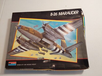 Monogram B-26 Marauder Bomber 1:48 Model Kit in Open Box #5506 | eBay