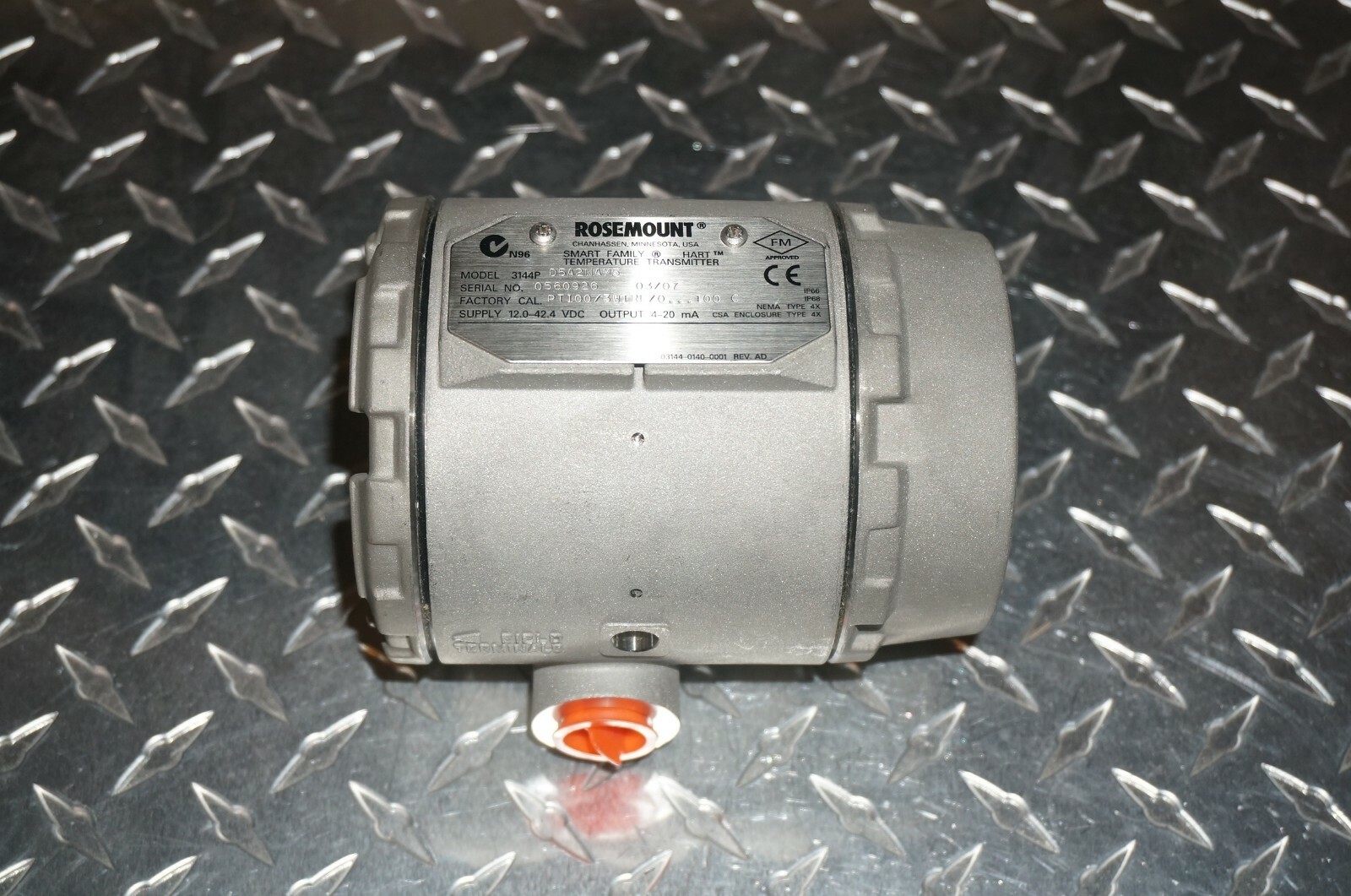 EMERSON ROSEMOUNT 3144PD5A2NAM5 TEMP TRANSMITTER 3144 PD5 ITEM 0926 | eBay