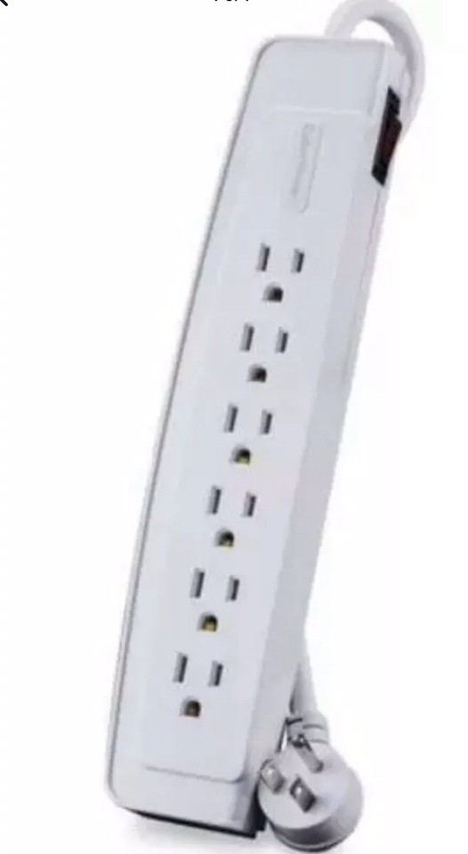 SALENew CyberPower Power Strips 4 ft. 6 Outlet RJ11 Surge Protector ...
