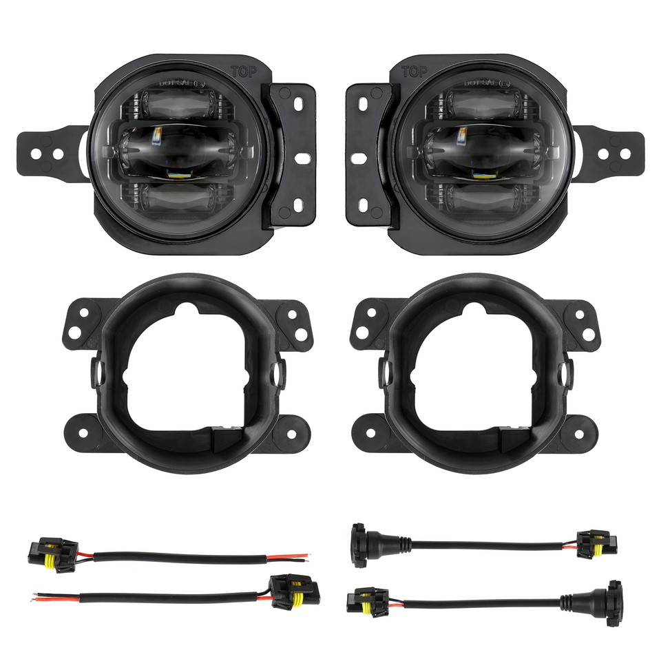LED Fog Lights Front Bumper Lamp for Jeep Wrangler JL Gladiator Rubicon ...